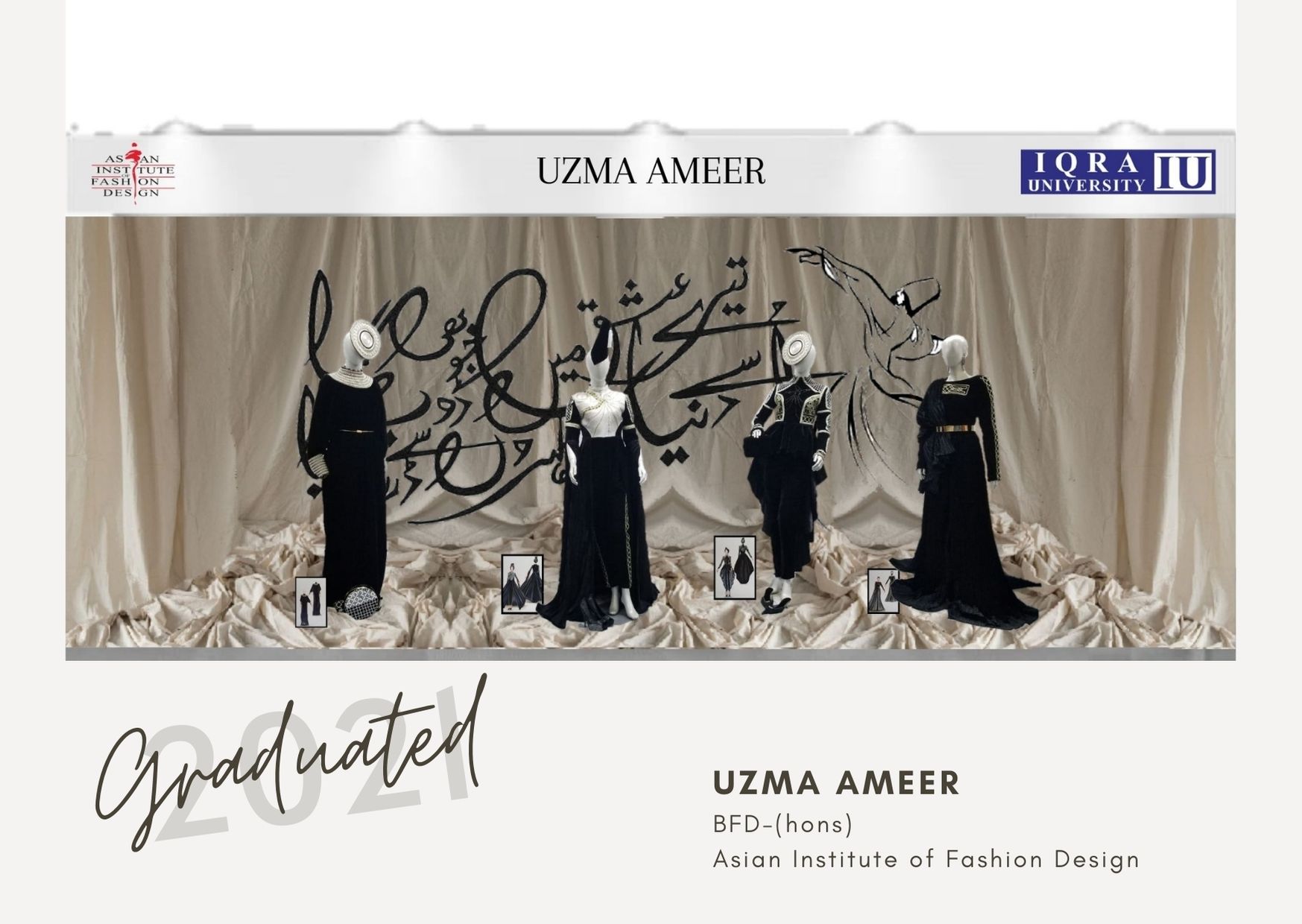 Dream Comes True! Uzma Ameer Fashion Designer