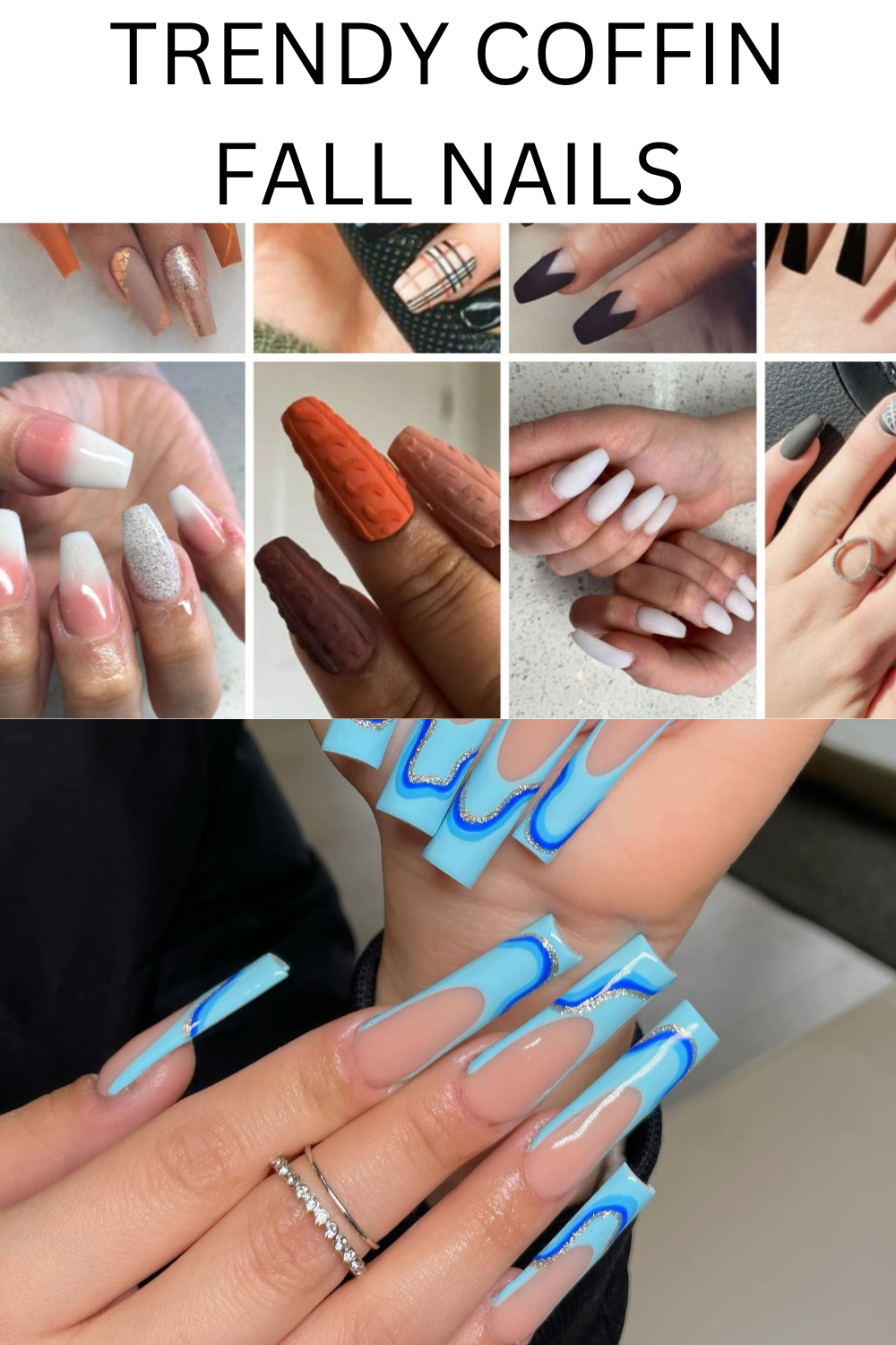 15 Trendy Coffin Fall Nails For You | Fashonation