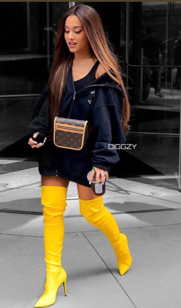 7 Bold Ariana Grande Boots Inspirations | Fashonation