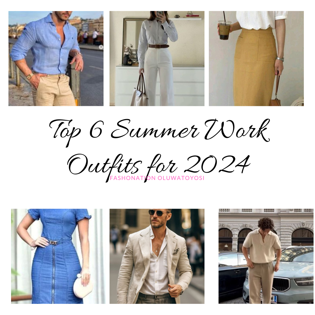 Top 6 Summer Work Outfits for 2024 | Fashonation
