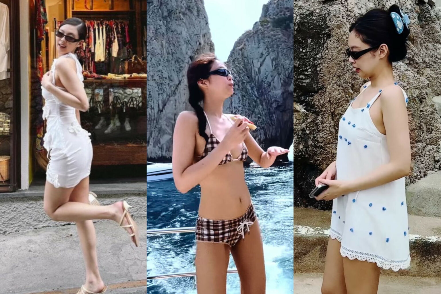 All the Jaw-Dropping Looks Blackpink Jennie Wore During “A Moment in Capri with Jennie ...