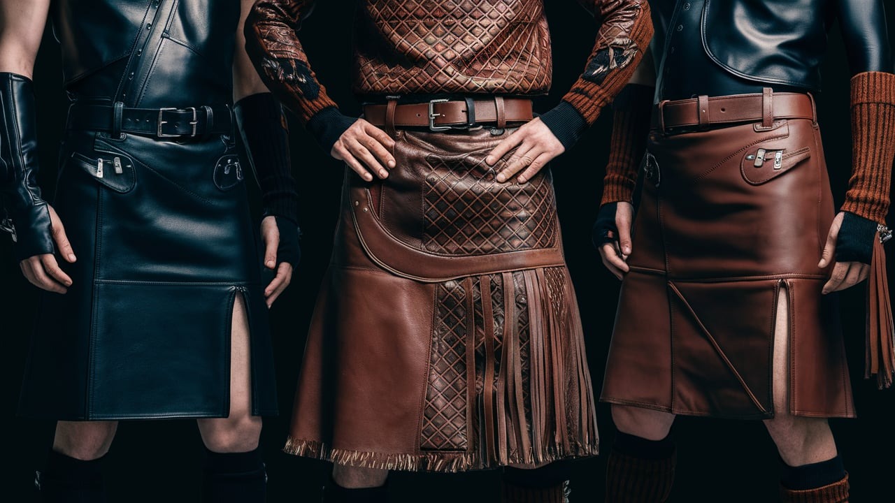 Discover Leather Kilts: Types, History & Styles Explained | Fashonation