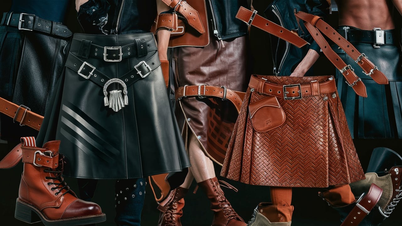 Discover Leather Kilts: Types, History & Styles Explained | Fashonation