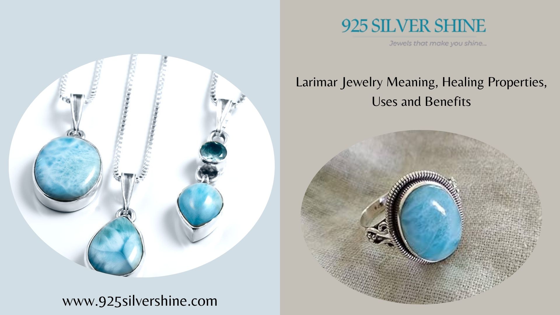 Larimar Jewelry Meaning, Healing Properties, Uses and Benefits | Fashonation