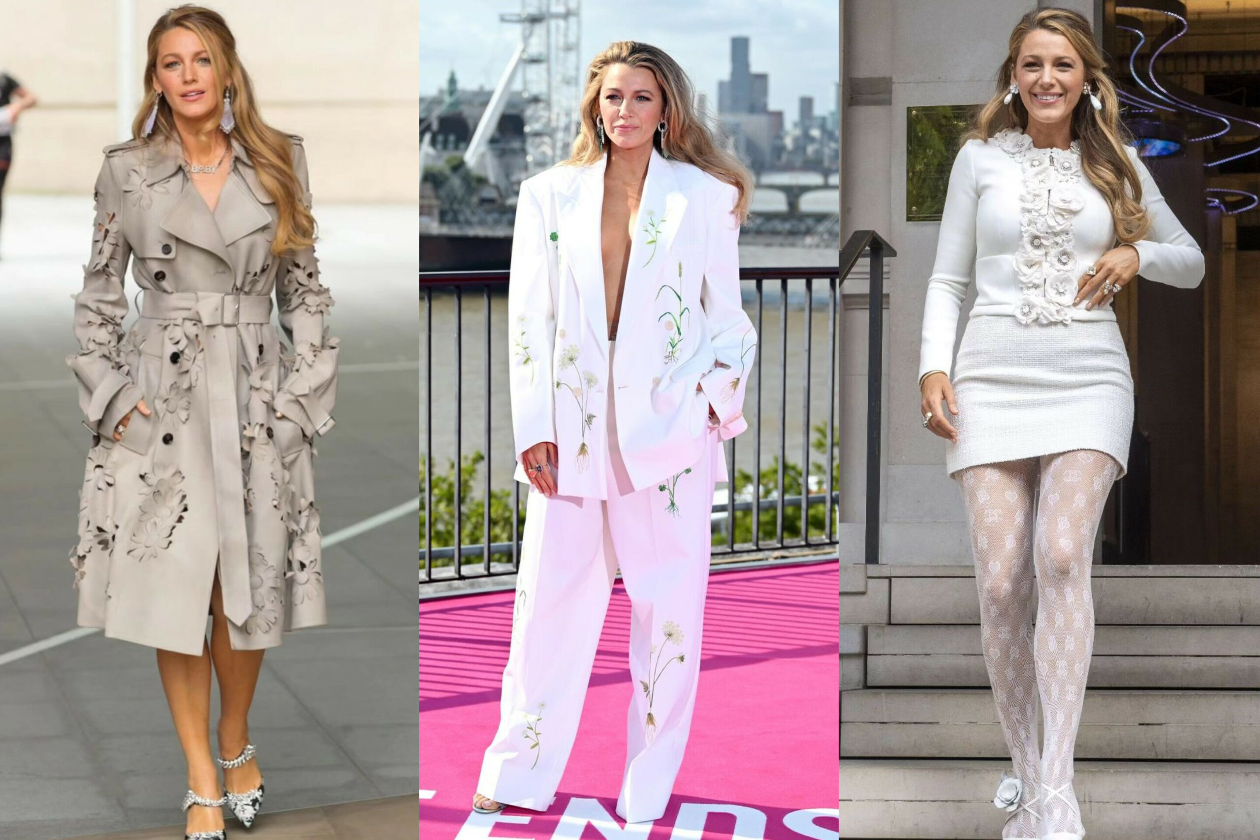 Blake Lively Dazzles London with Five Chic Outfits While Promoting “It ...