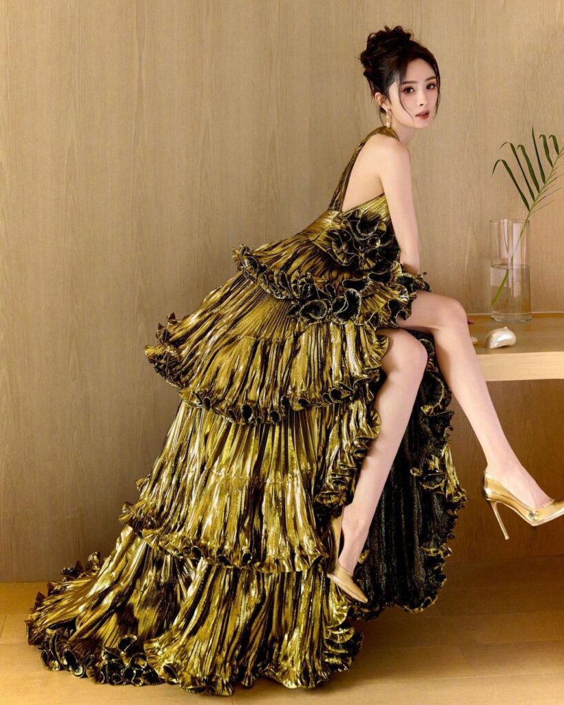 Yang Mi Dazzles in 7 Hot and Daring Dress Outfits