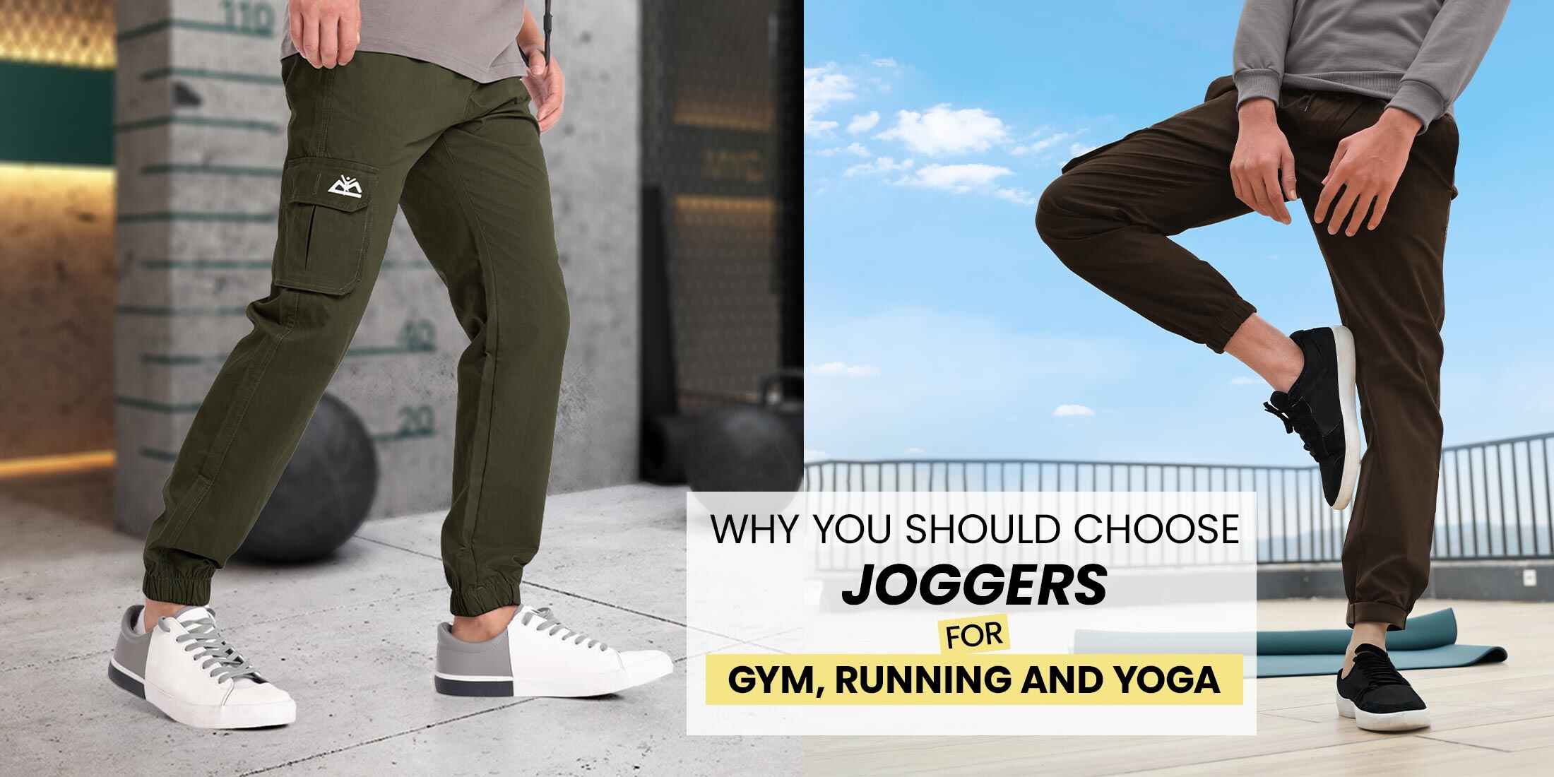 Why You Should Choose Joggers for Gym, Running and Yoga | Fashonation