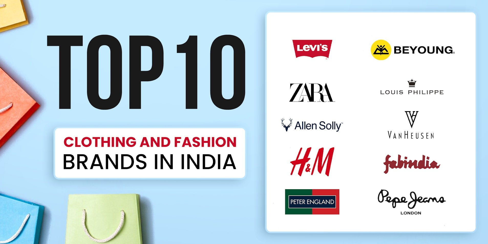 Top 10 Clothing and Fashion Brands in India | Fashonation