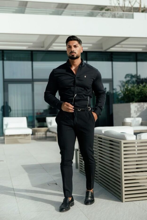 How to Wear Matrix-Inspired Monochrome Suits for Men: From Runway to ...