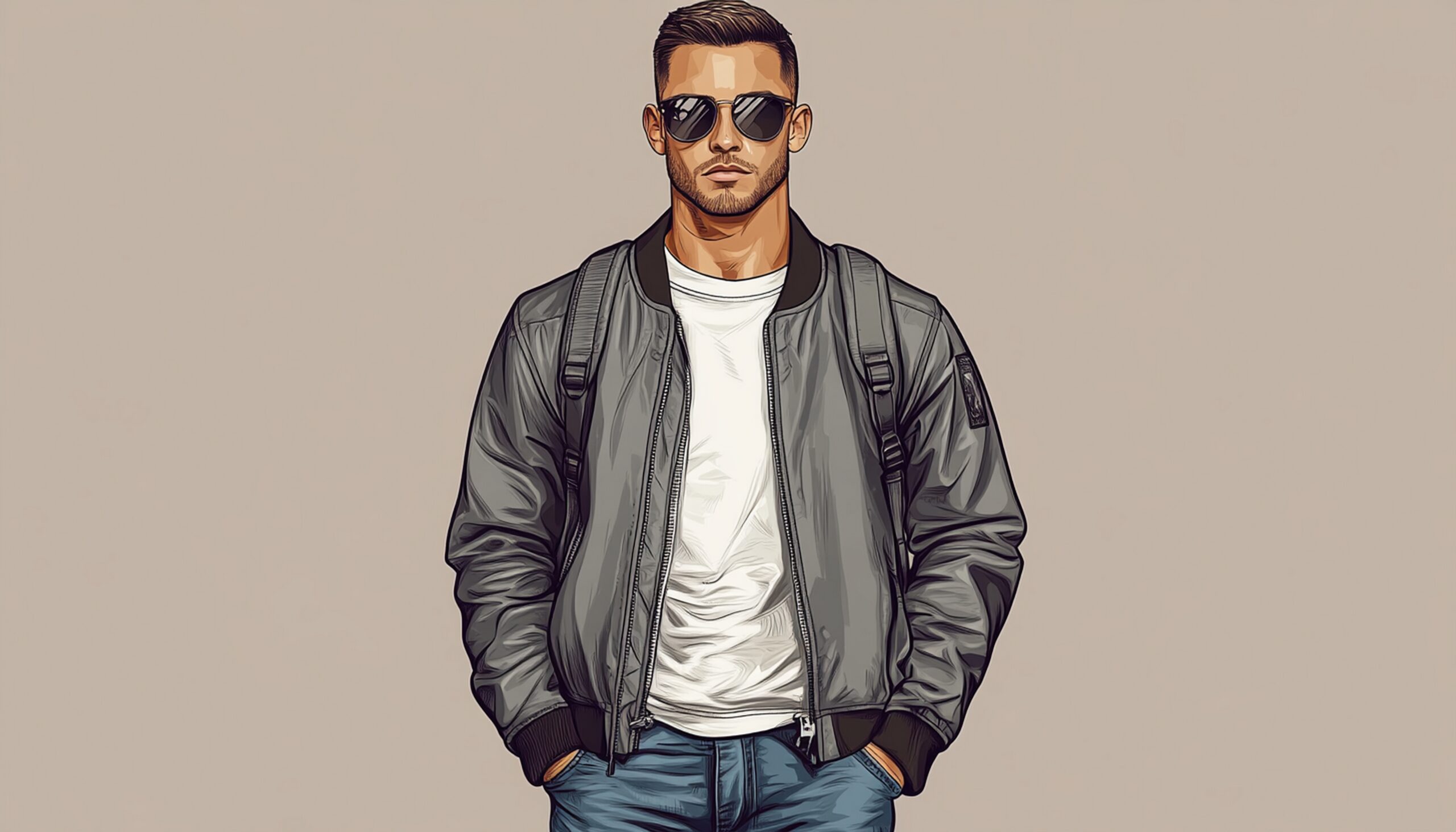 How to wear a bomber jacket for men in 2024 | Fashonation