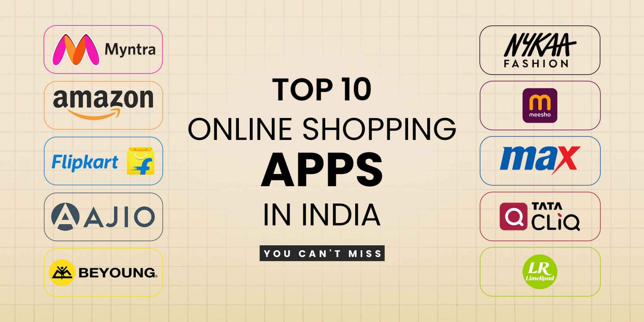 Top 10 Online Shopping Apps in India You Can’t Miss | Fashonation