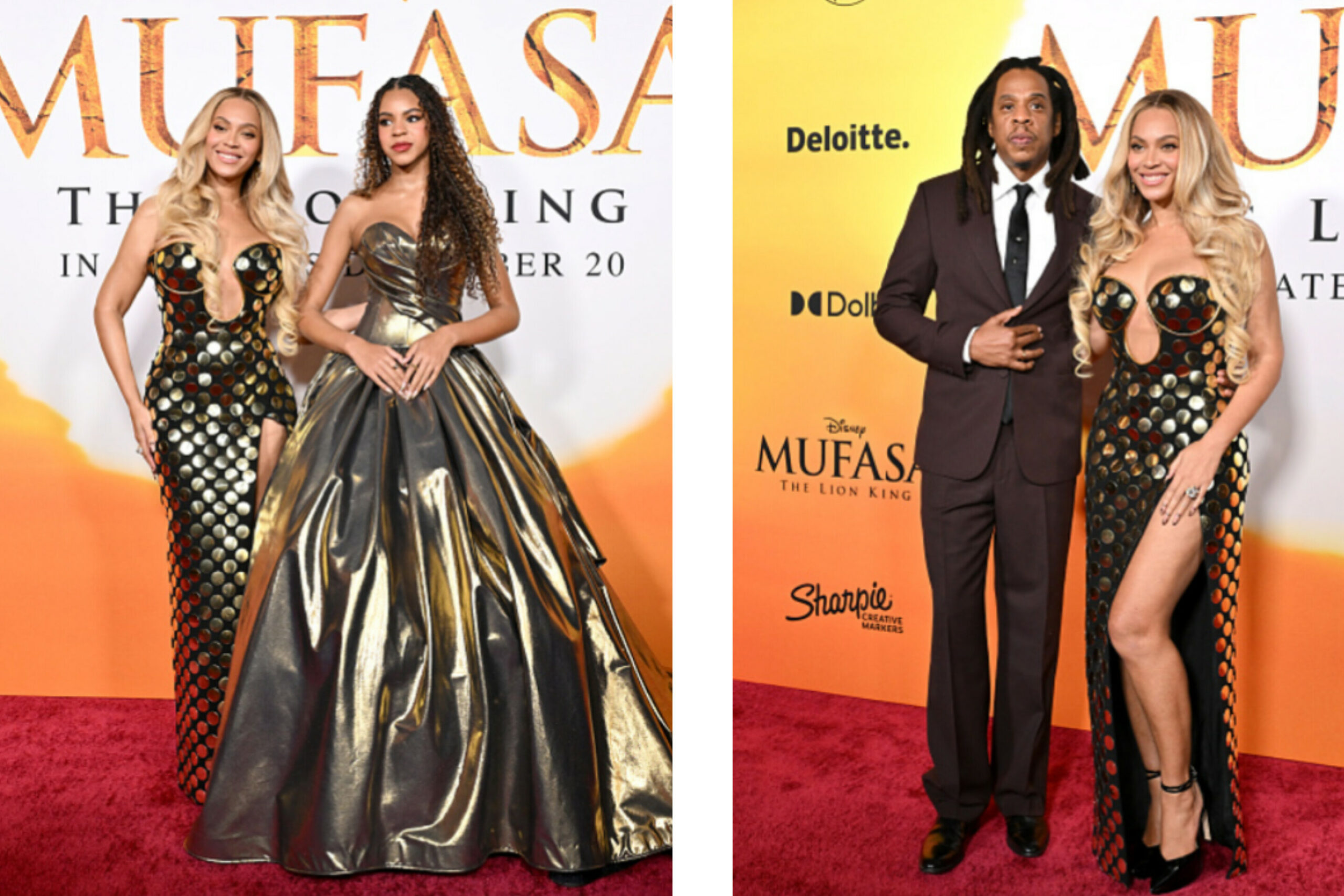 Family Glam: Beyoncé, Jay-Z, and Blue Ivy Carter Light Up “Mufasa: The Lion King” Los Angeles ...