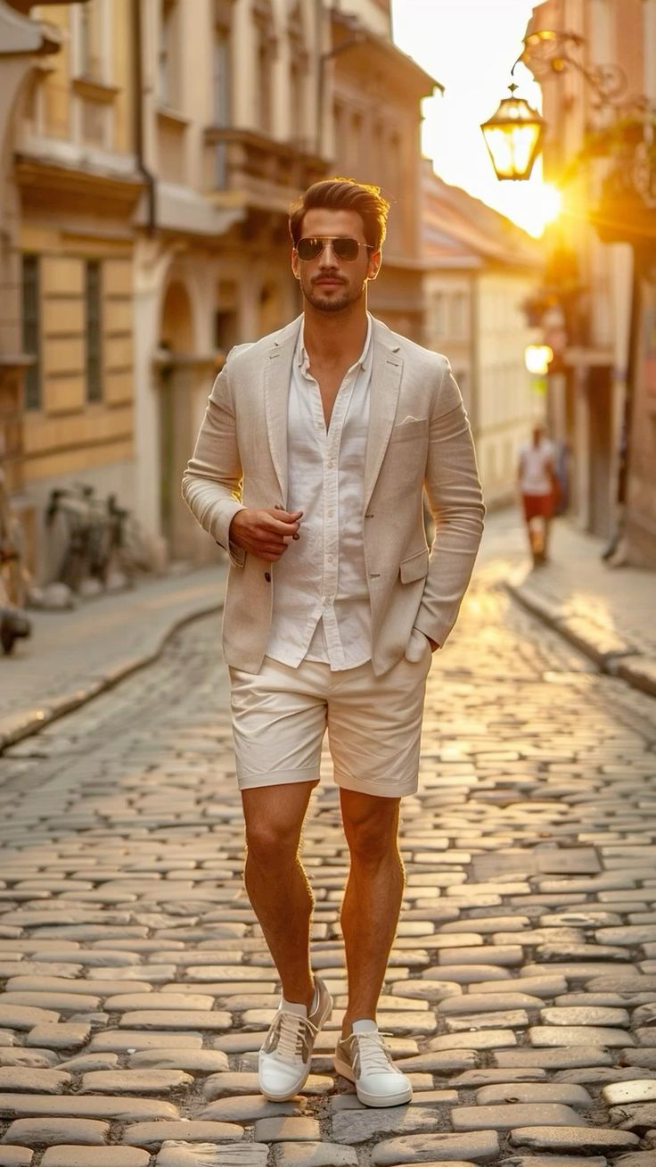 From Casual to Classy: Styling Wide-Leg Formal Shorts for Men | Fashonation