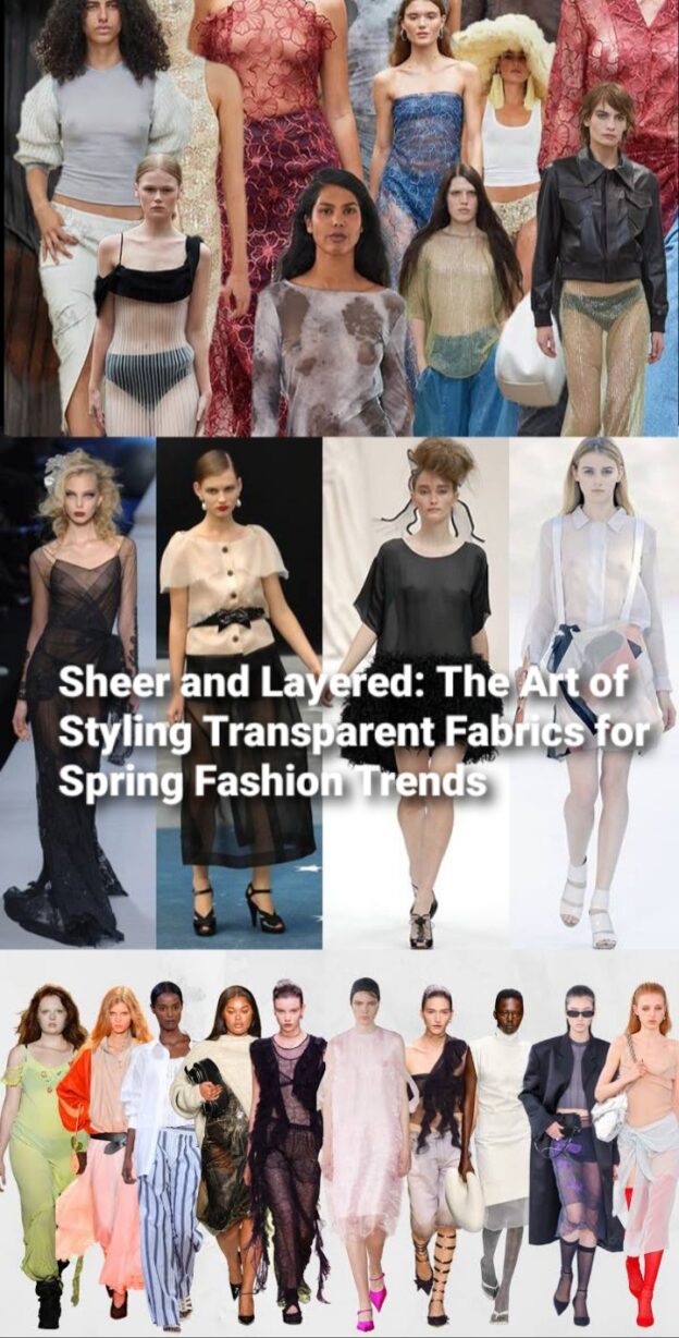 Sheer and Layered: The Art of Styling Transparent Fabrics for Spring ...