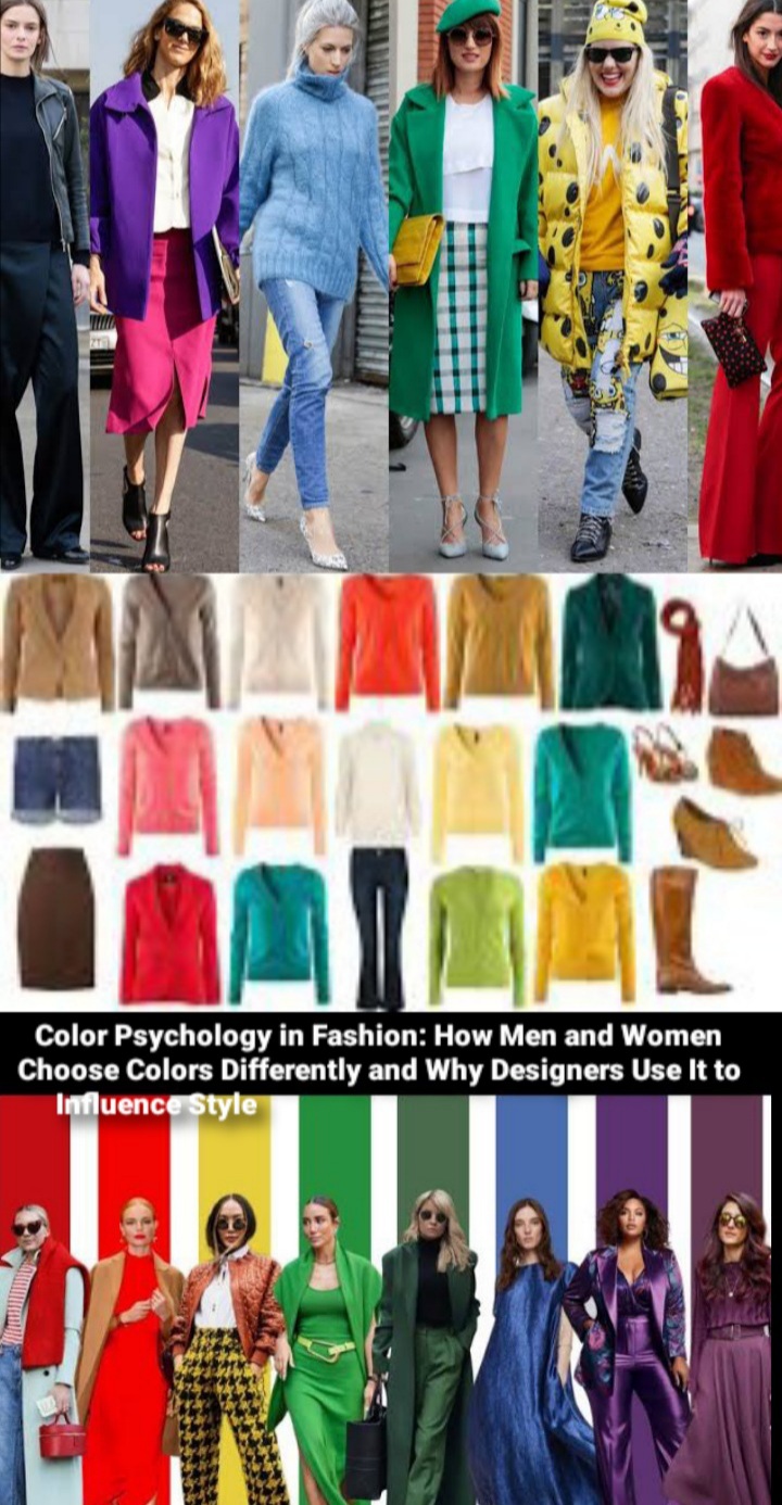 Color Psychology in Fashion: How Men and Women Choose Colors ...