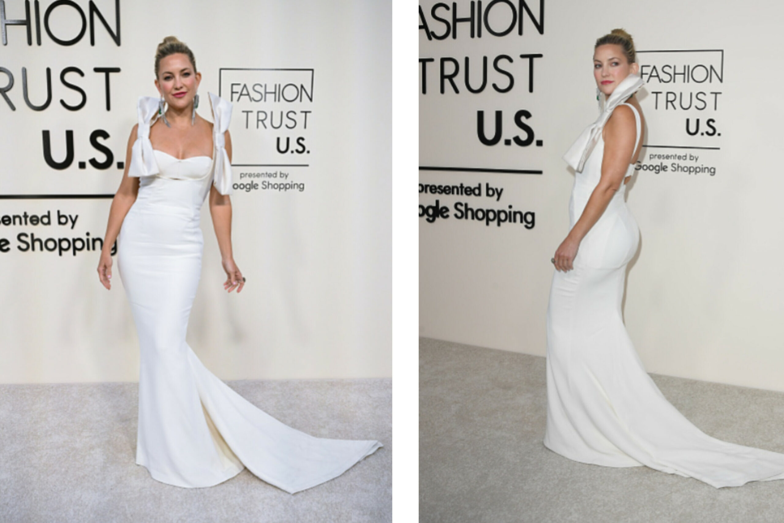 Kate Hudson in Harbison Studio Bridal Ensemble Stuns at 2025 Fashion ...