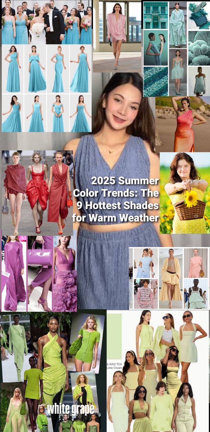 2025 Summer Color Trends: The 9 Hottest Shades for Warm Weather ...