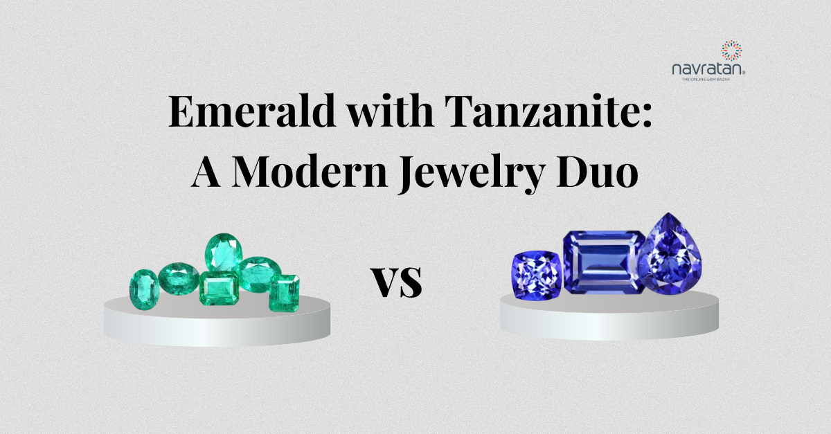 Emerald with Tanzanite: A Modern Jewelry Duo | Fashonation