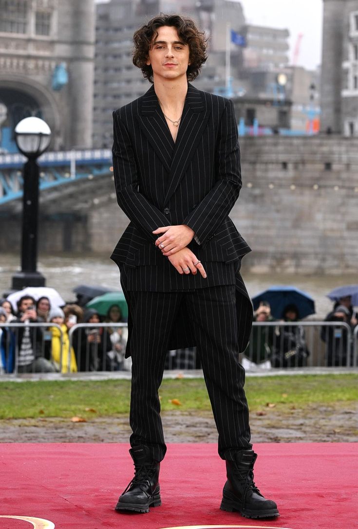 Edgiest Outfits Of Timothée Chalamet That Redefined Red Carpet Fashion ...