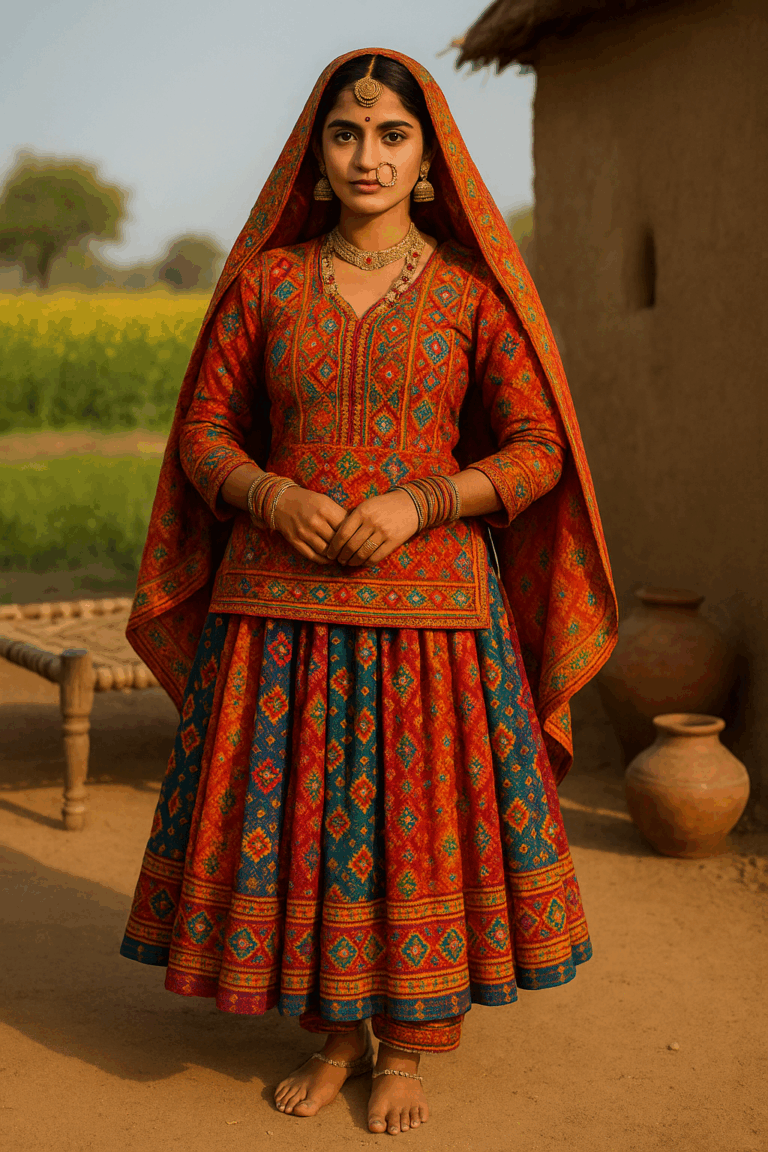 Roots in Fabric: The Traditional Attire of Haryana | Fashonation