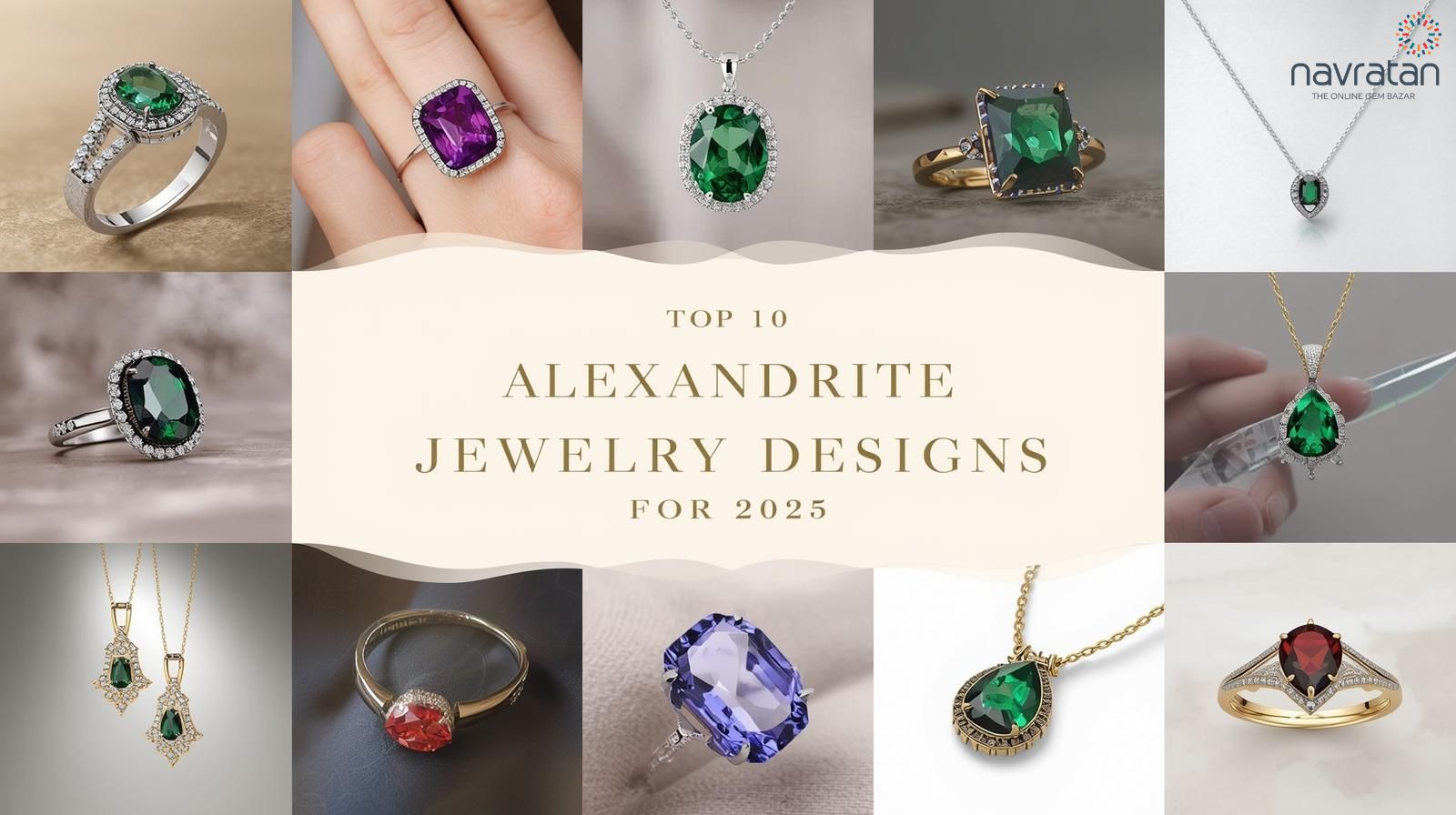 Top 10 Alexandrite Jewelry Designs for 2025 | Fashonation