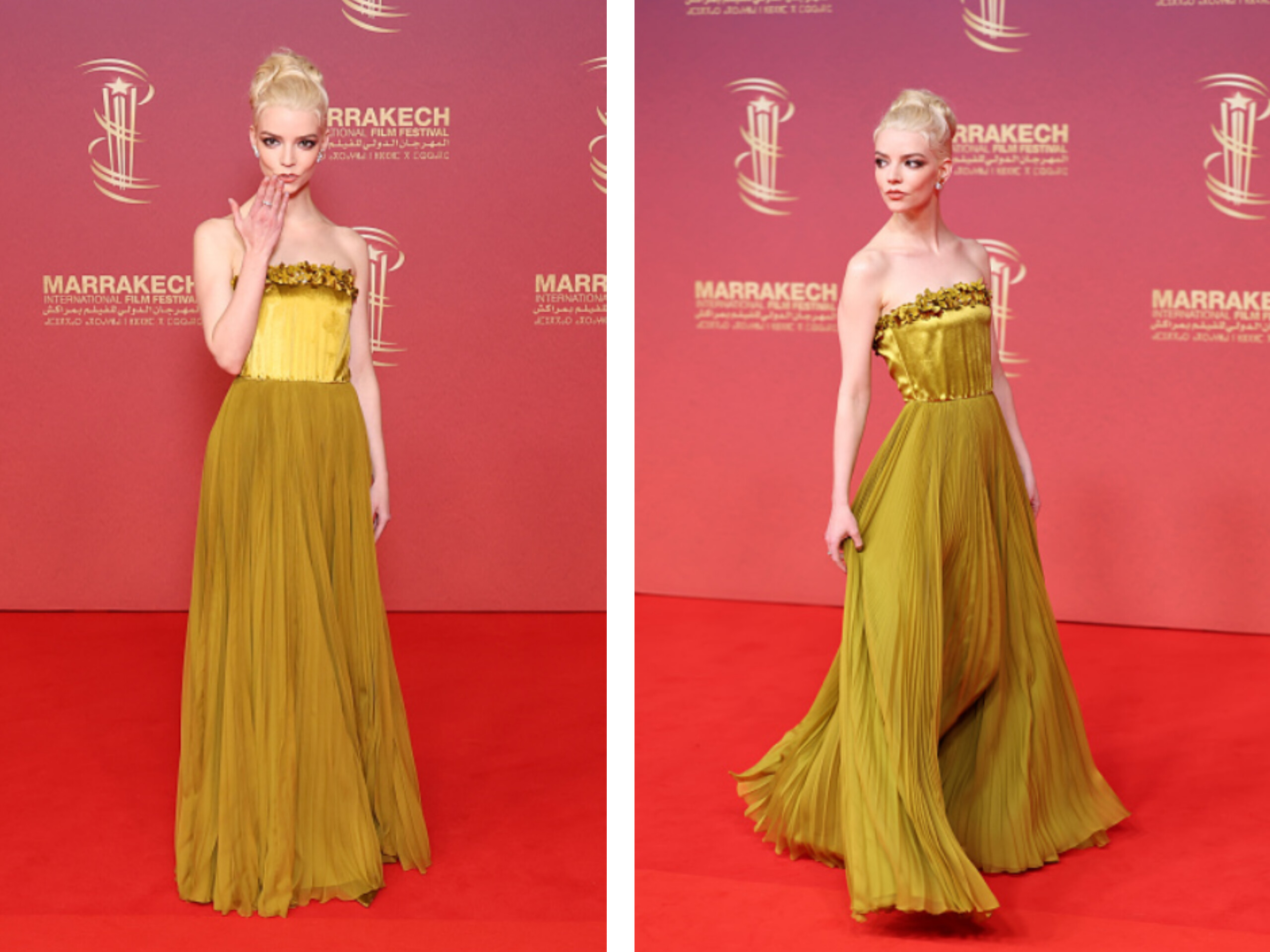 Anya Taylor-Joy Sizzles in a Dior Gown at Day Two of the 2025 Marrakech ...